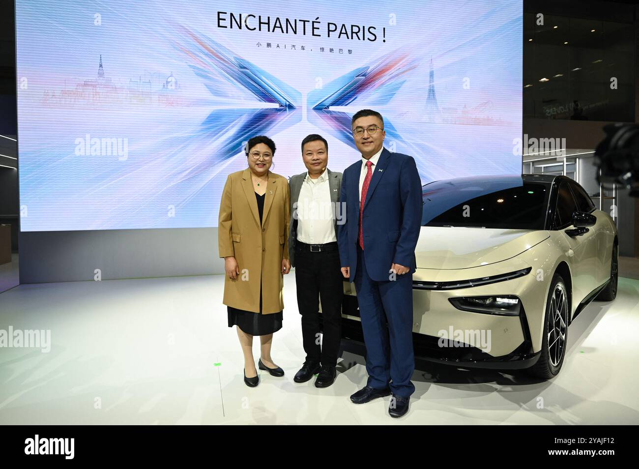 Paris, France. 14th Oct, 2024. He Xiaopeng, Chief Executive Officer of ...