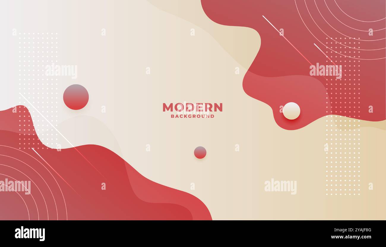 modern flowing curvy shapes backdrop for presentation vector Stock ...