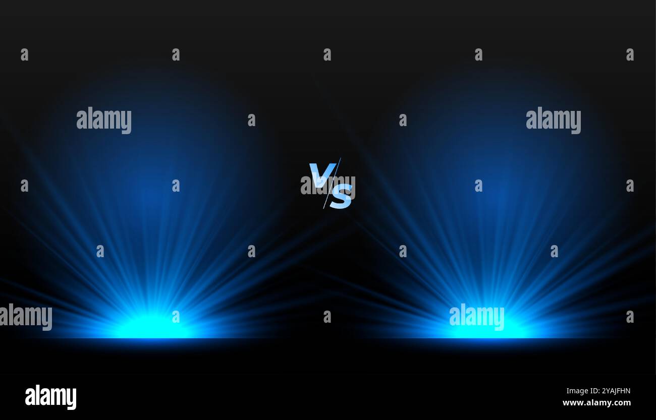 Versus screen vector vectors hi-res stock photography and images - Alamy