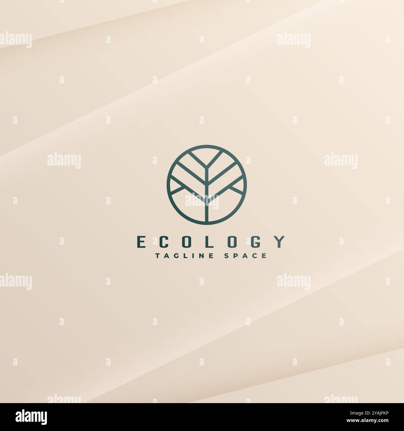 abstract tree logo for ecological growth template vector Stock Vector ...