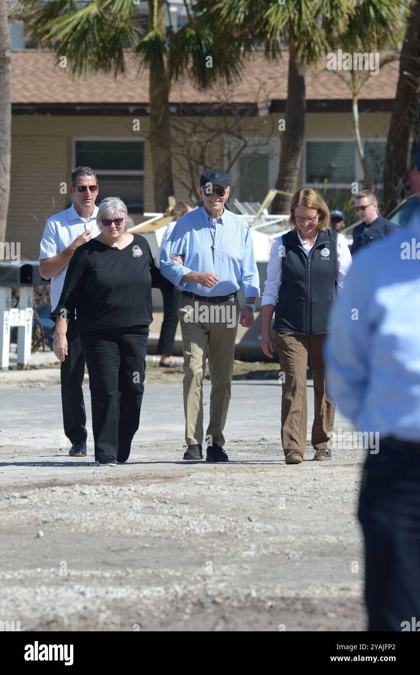 ST PETE BEACH, FLORIDA - OCTOBER 13: U.S. President Joe Biden walks ...