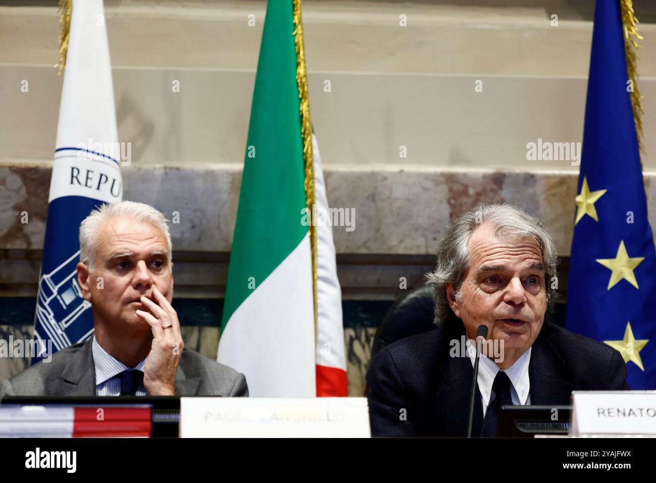 Roma, Italia. 14th Oct, 2024. Il presidente del CNEL Renato Brunetta ...
