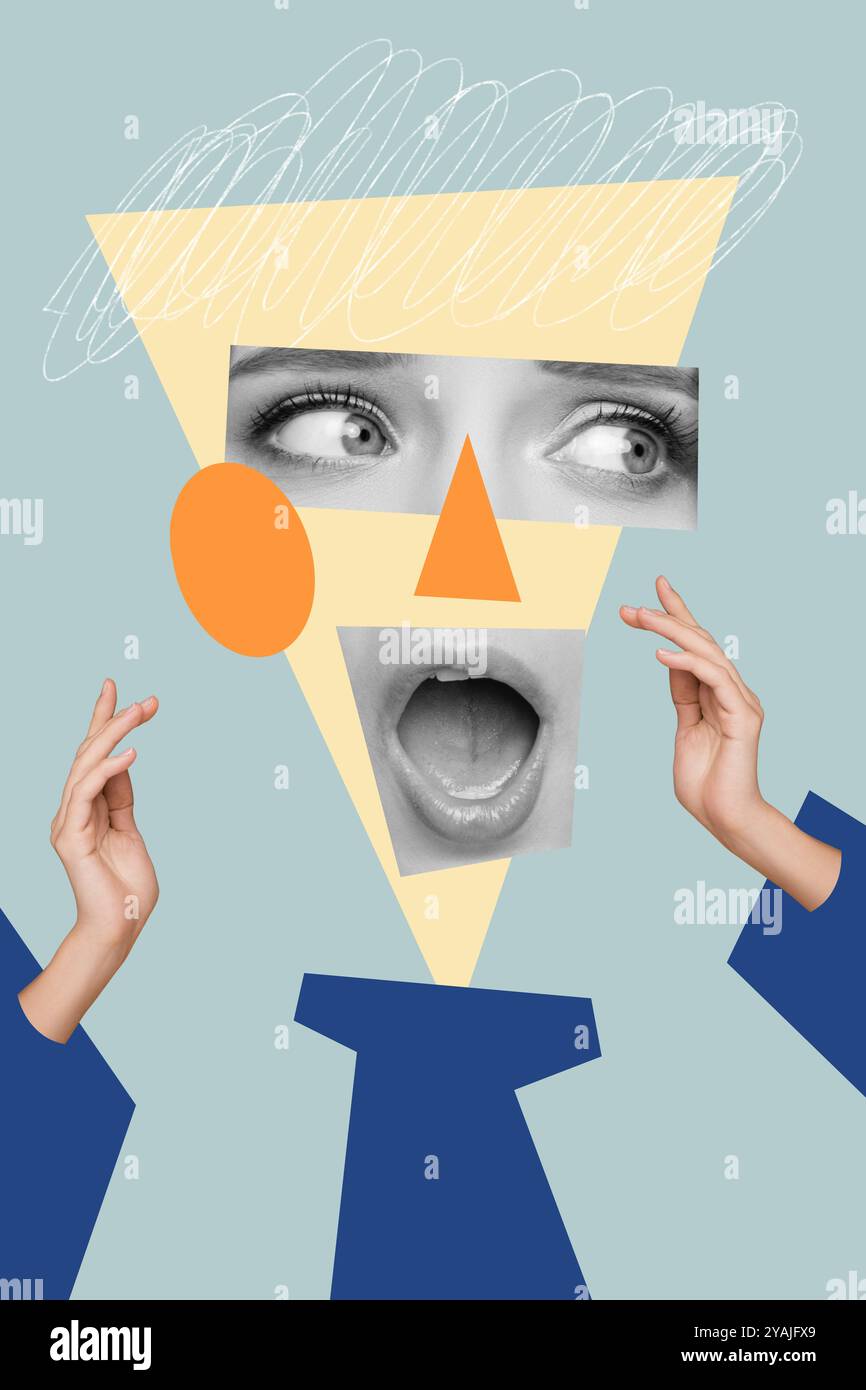 Image surprised pinup girl hi-res stock photography and images - Alamy