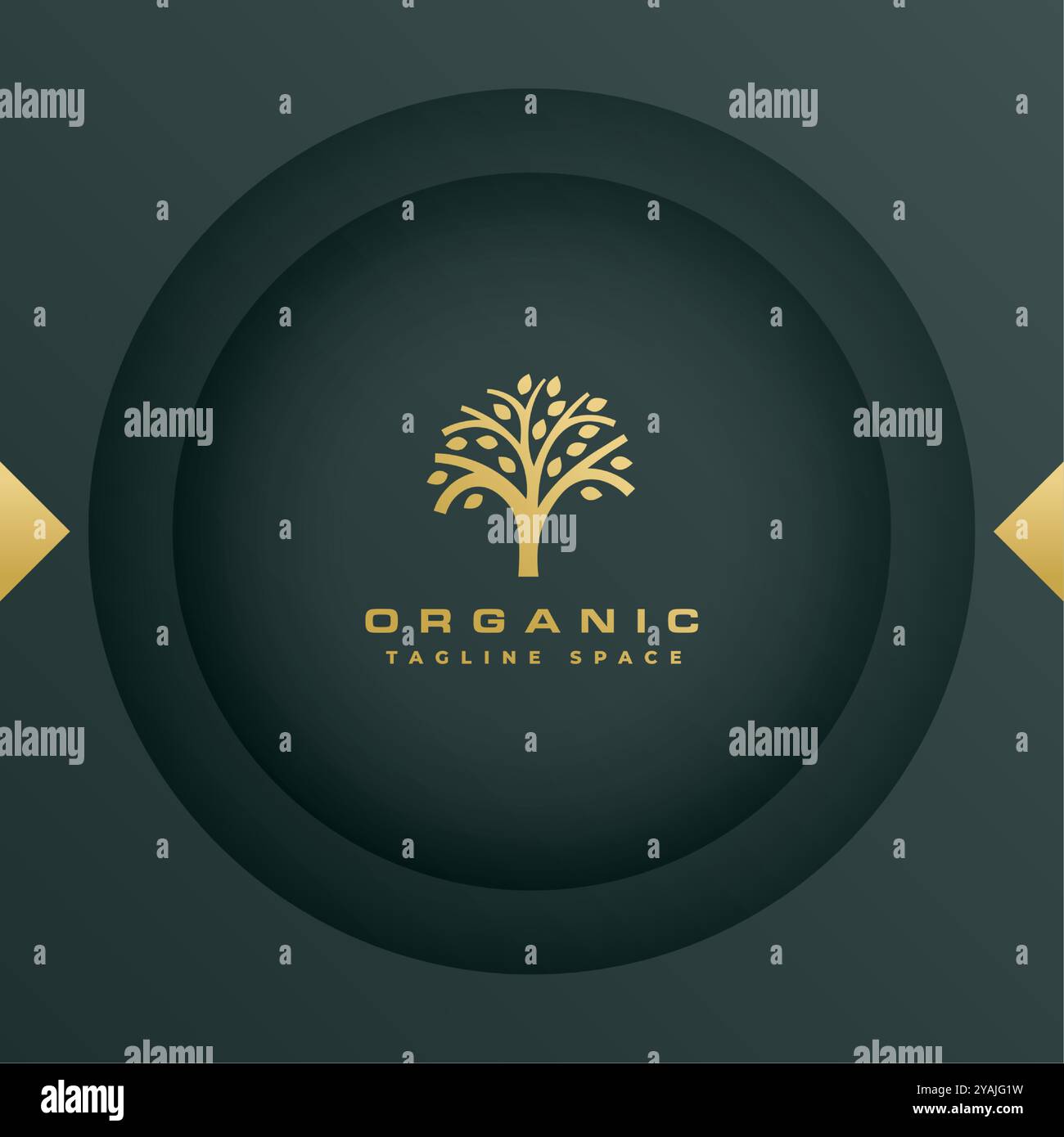 premium tree logo for business identity concept vector Stock Vector Image & Art - Alamy