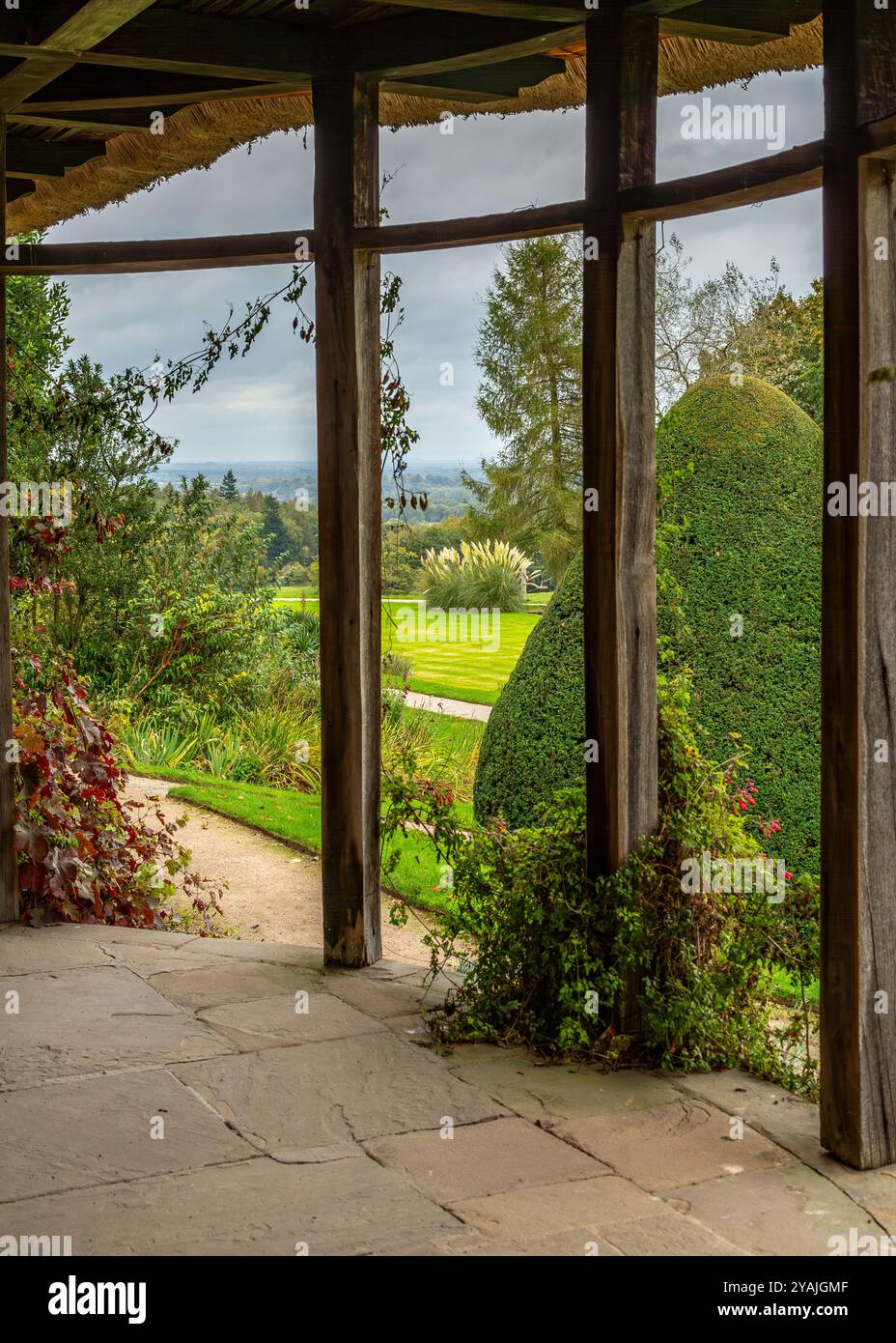 Historic Chirk Castle Grounds & Gardens, Wales UK Stock Photo - Alamy