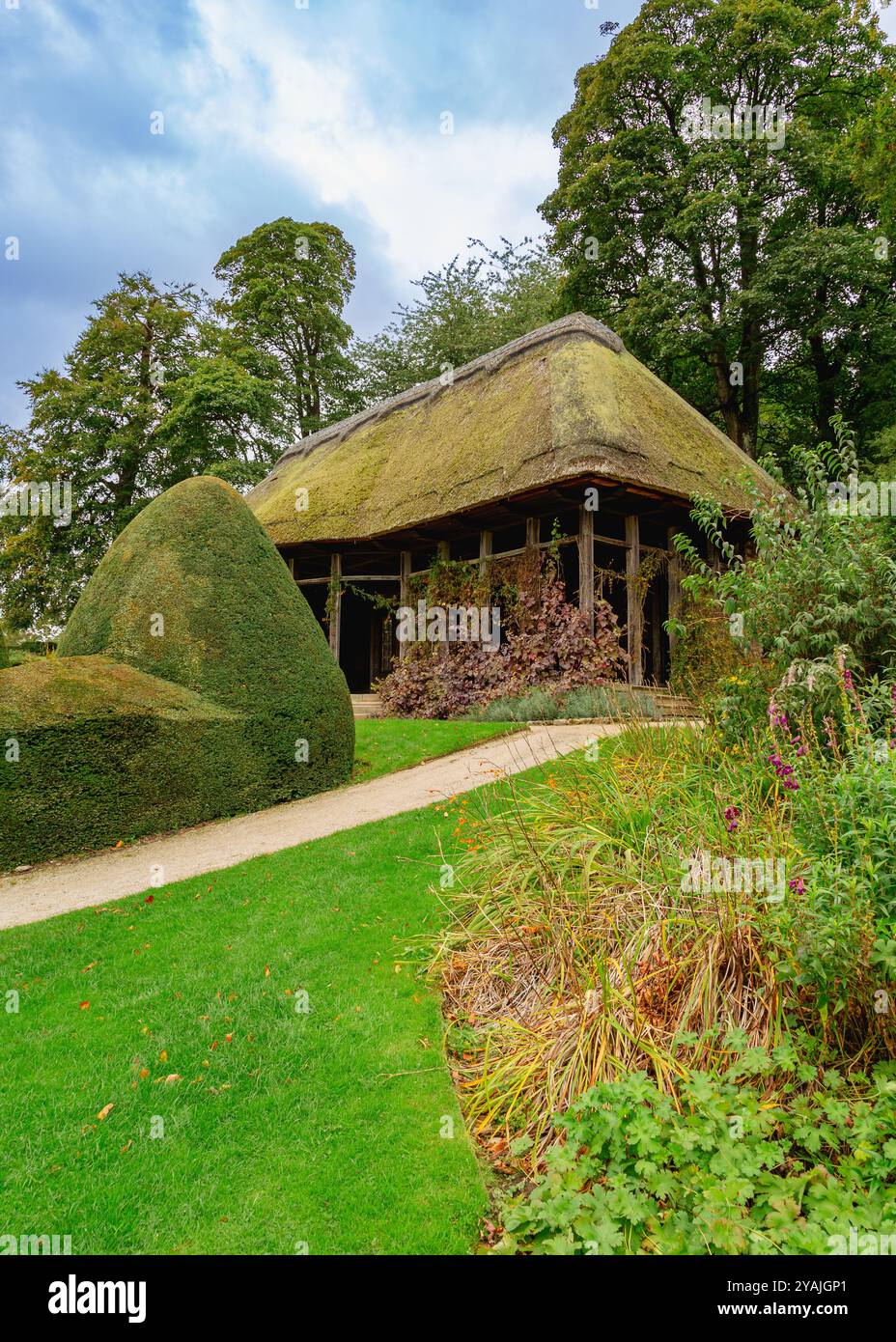 Historic Chirk Castle Grounds & Gardens, Wales UK Stock Photo - Alamy