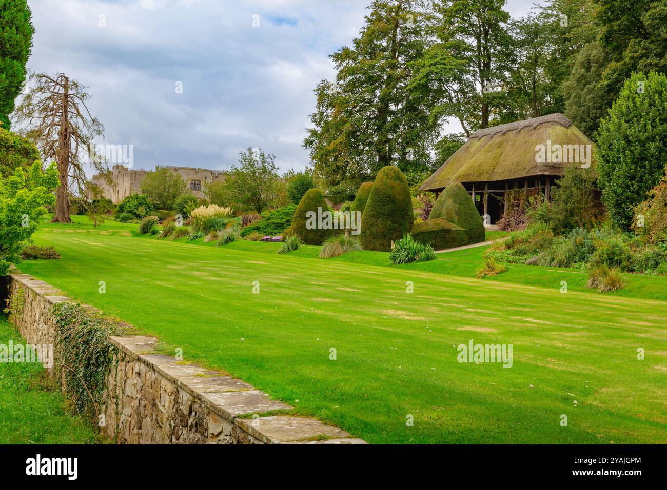 Historic Chirk Castle Grounds & Gardens, Wales UK Stock Photo - Alamy