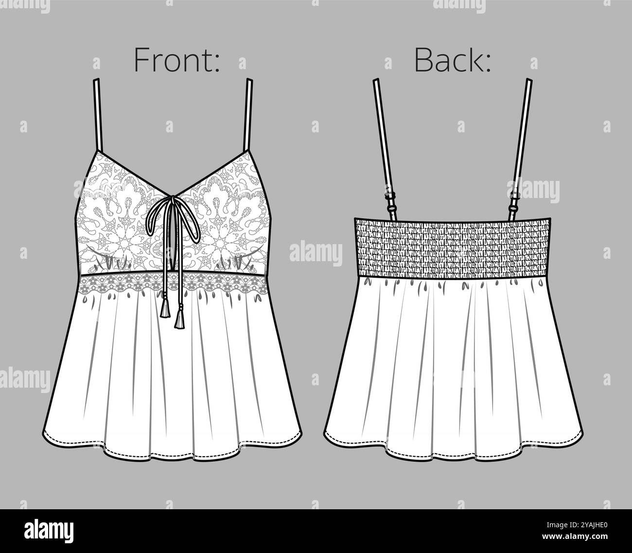 Tie back detail Black and White Stock Photos & Images - Alamy