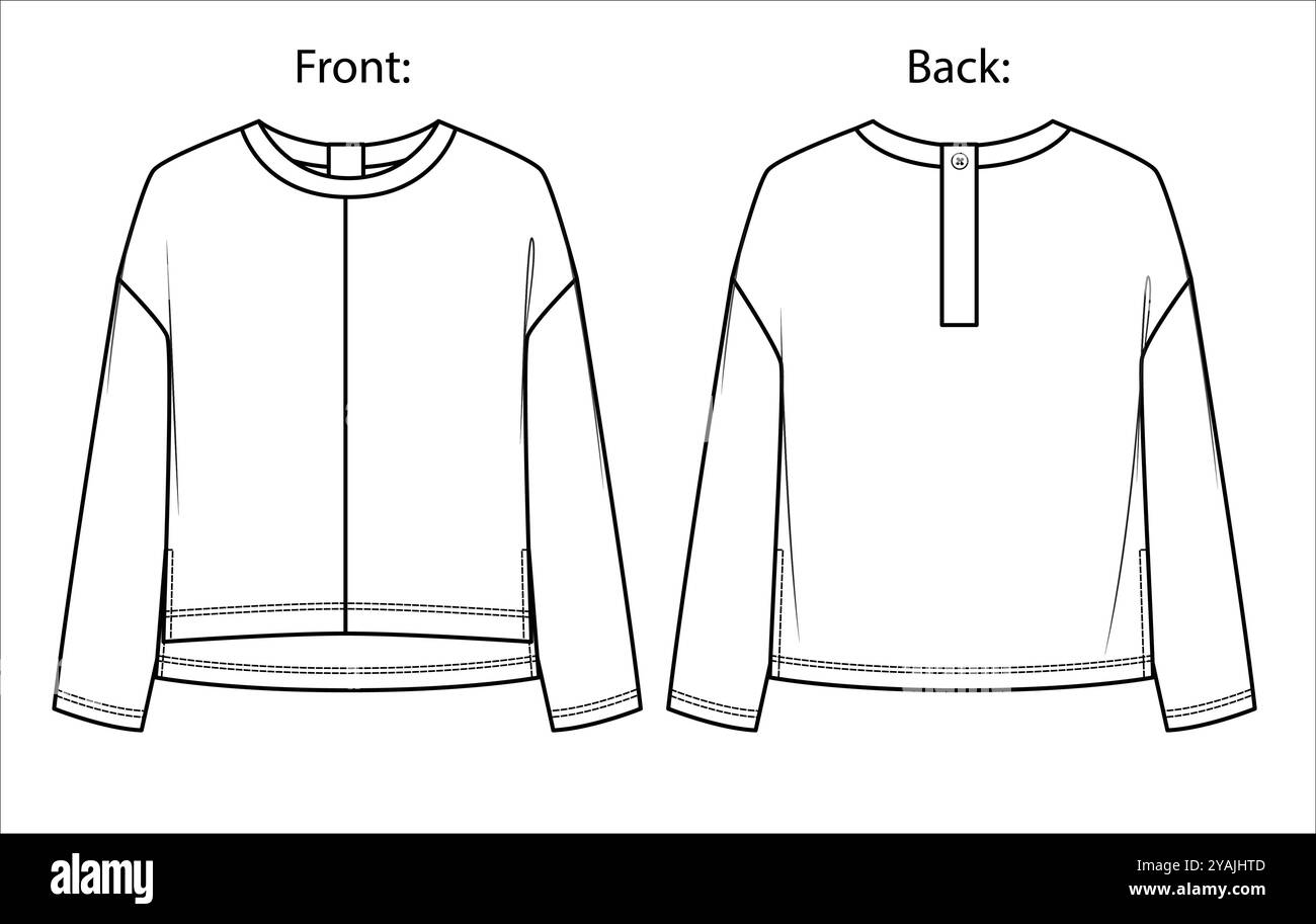 Relaxed fit apparel vector hi-res stock photography and images - Alamy