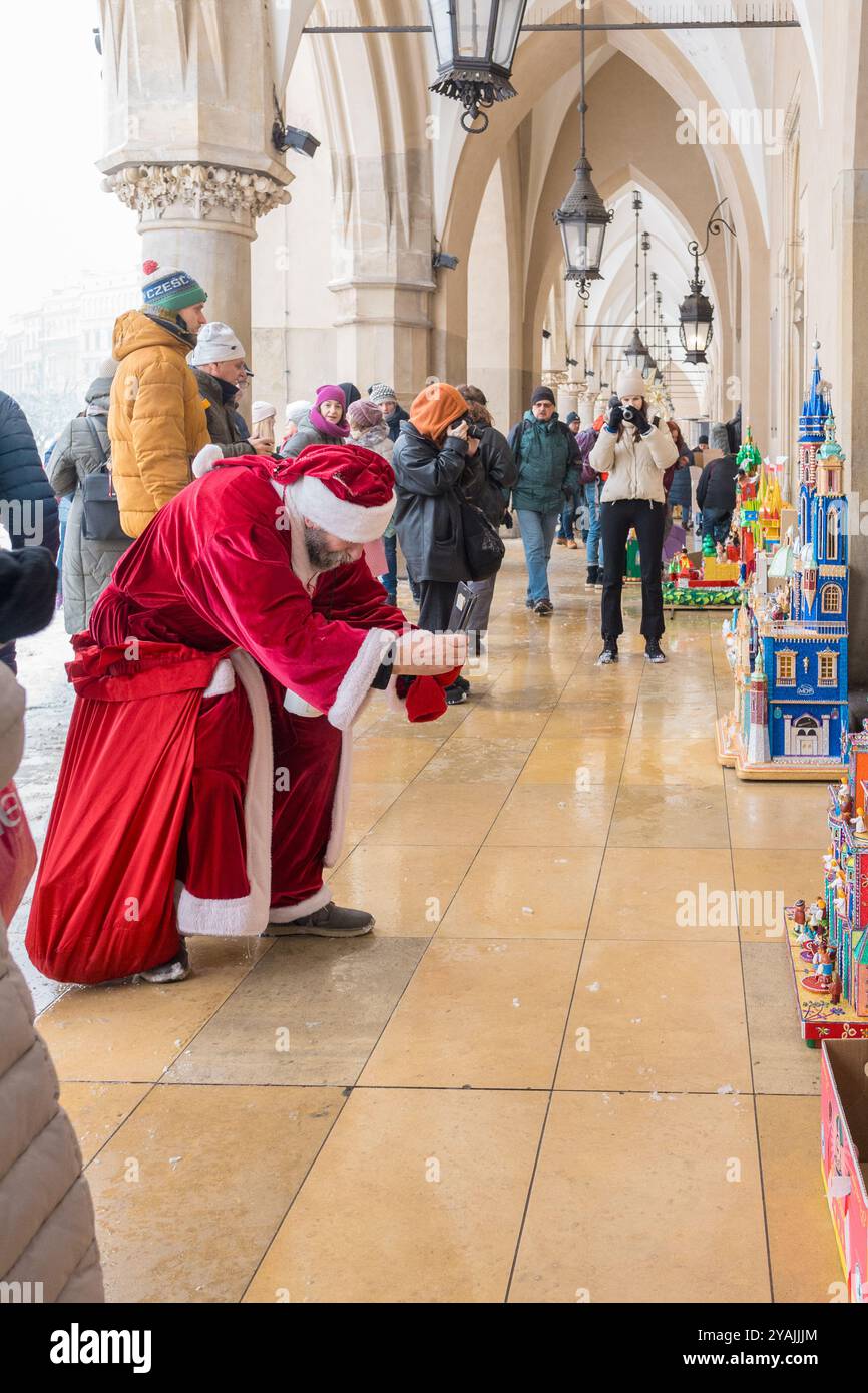 Cracow, Poland - December 7, 2023: UNESCO listed annual Szopki Nativity ...
