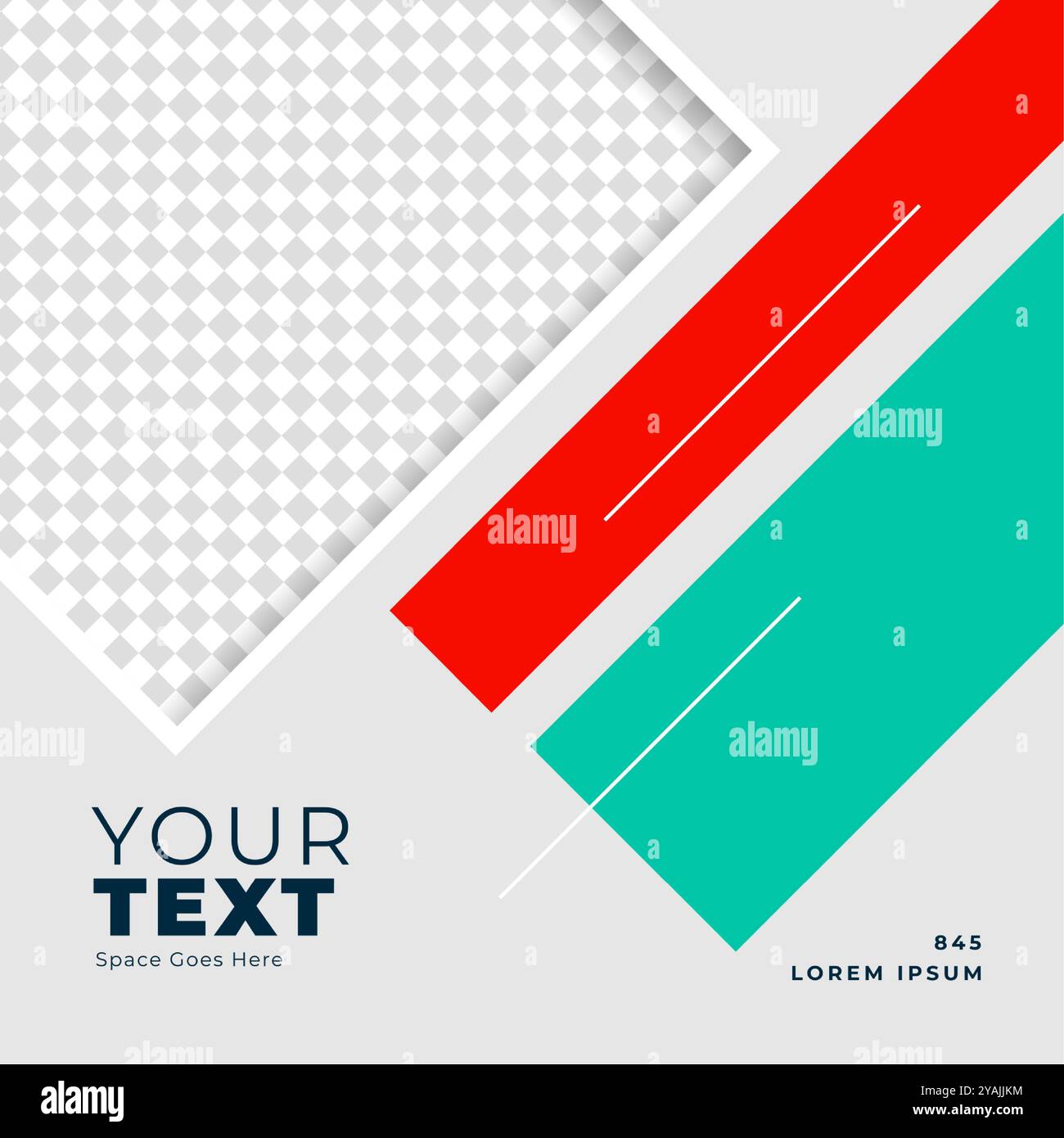 abstract social media brochure template with image or text space vector Stock Vector Image & Art ...