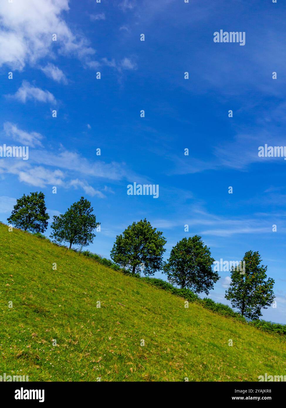 Rolling clouds in blue sky hi-res stock photography and images - Alamy