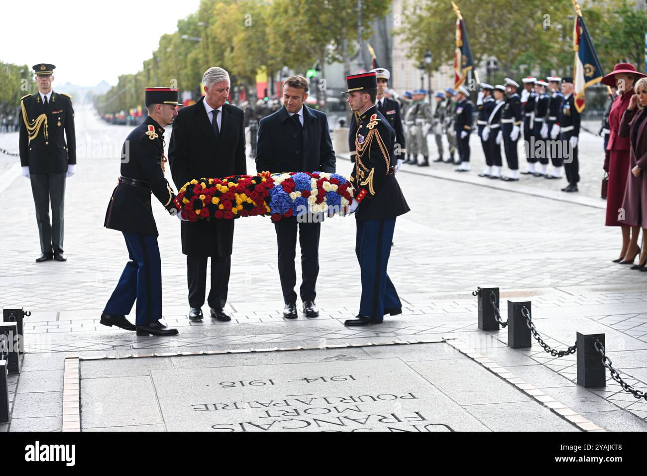 Paris, France. 14th Oct, 2024. King Philippe - Filip of Belgium and ...