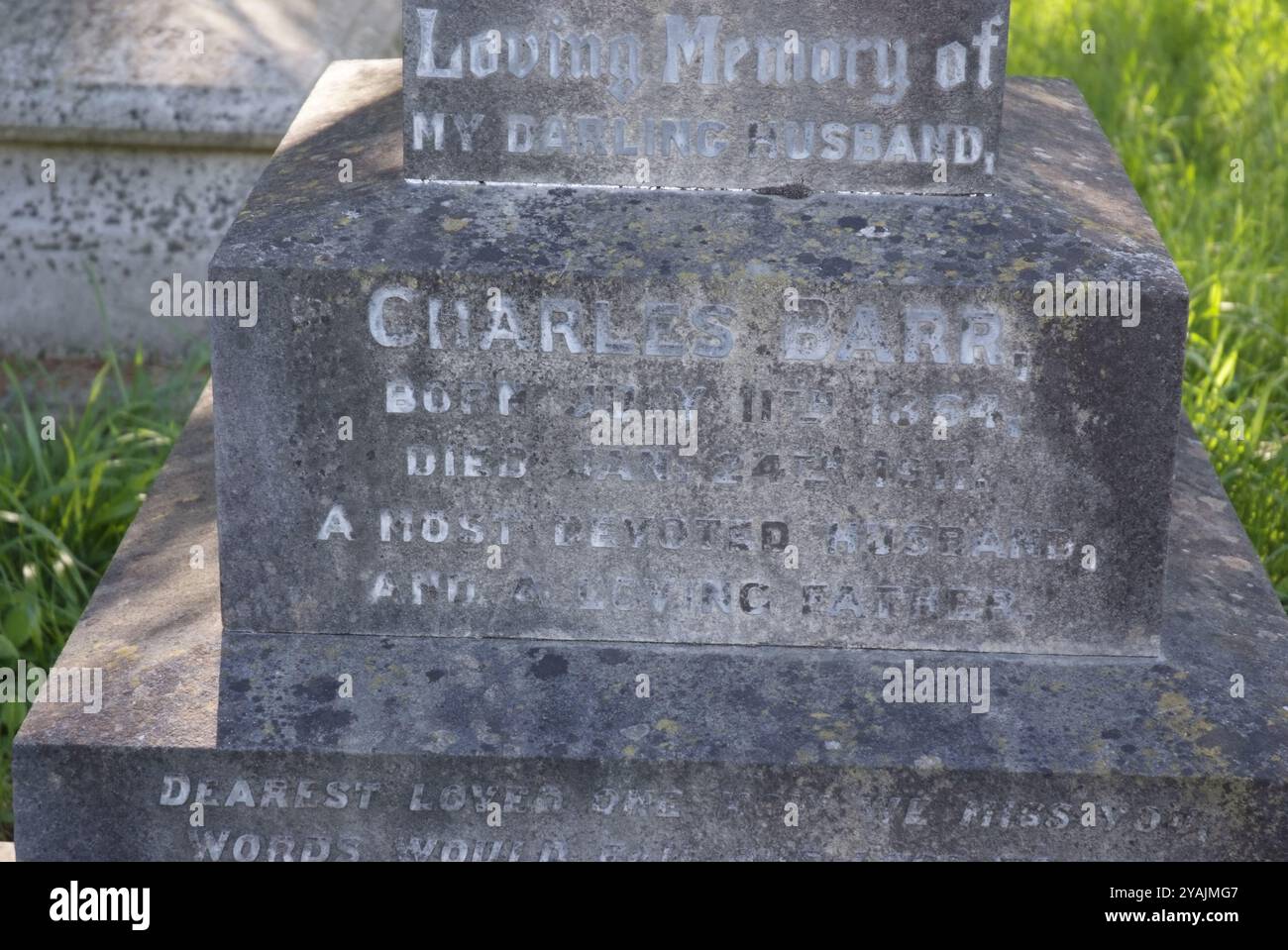 Black and white photo cemetery hi-res stock photography and images - Alamy