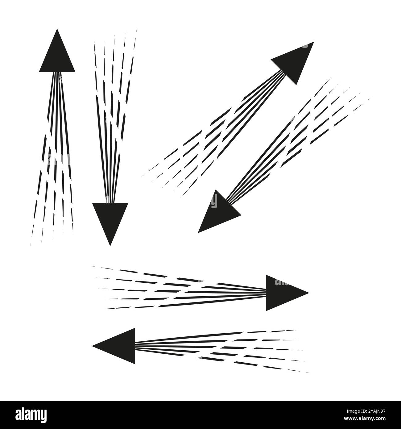 Arrow speed icon. Dynamic arrow symbol. Fast motion lines. Vector graphic element Stock Vector ...