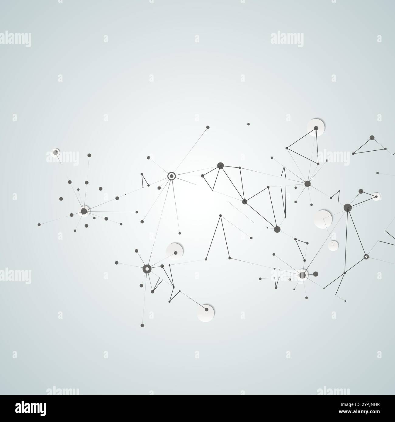 Vector connect lines and dots template technology Stock Vector Image & Art - Alamy