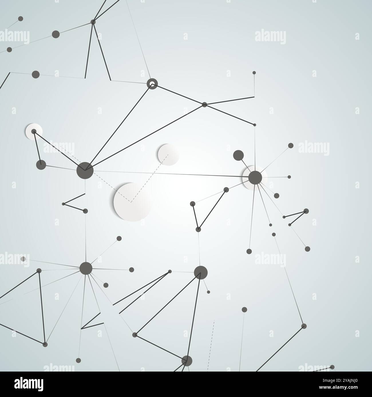 Vector connect lines and dots template technology Stock Vector Image & Art - Alamy