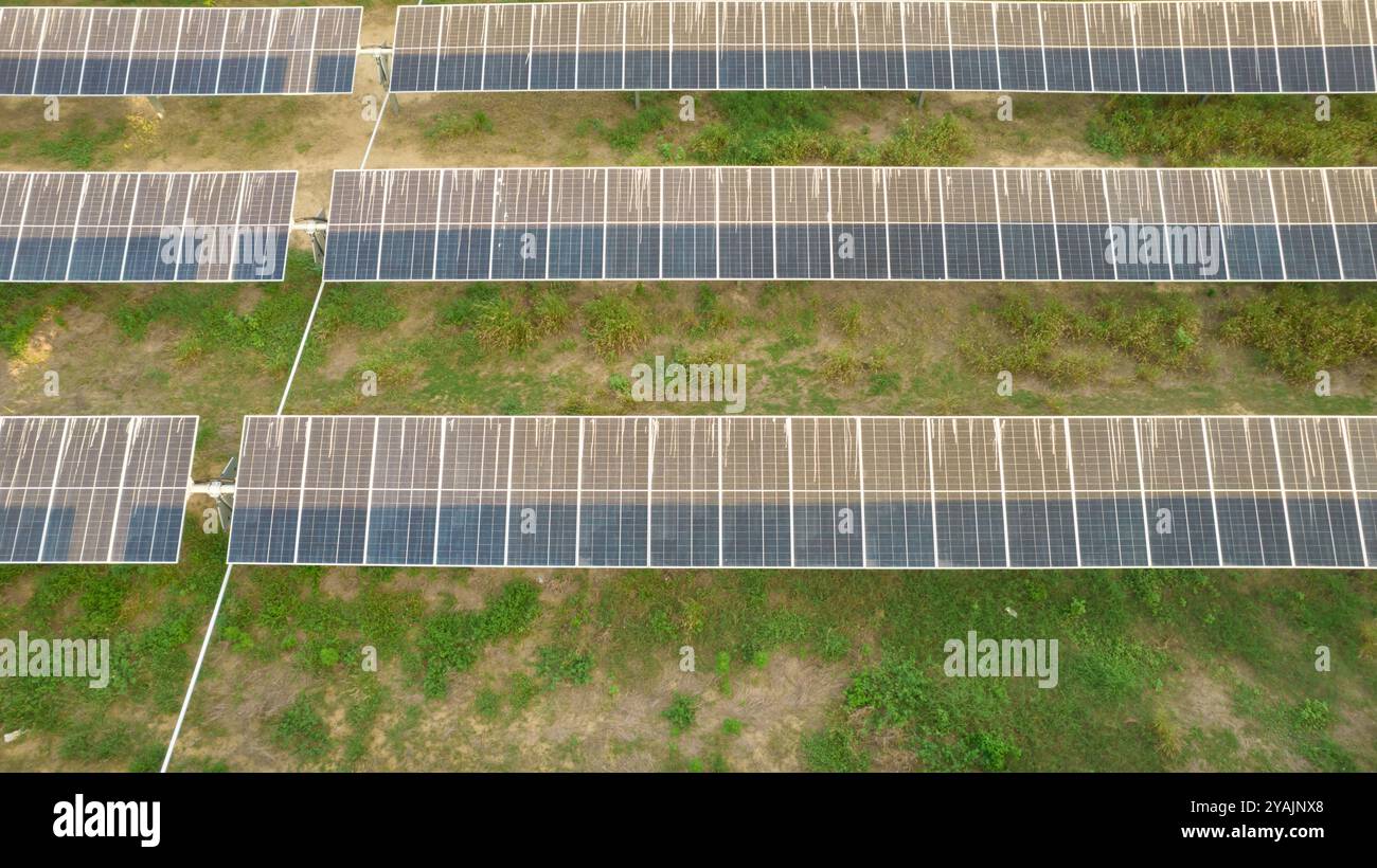 Sola farm utility scale seen from drone in 2024 Stock Photo - Alamy