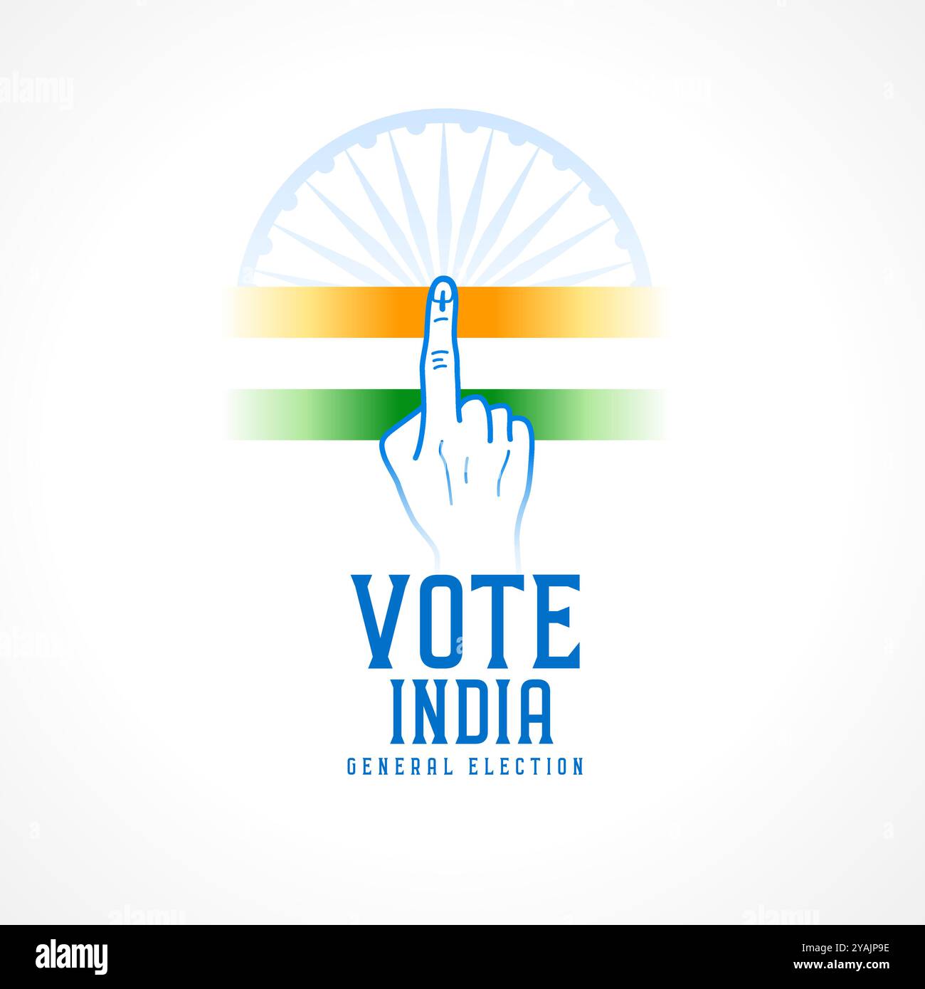 vote for india general election background celebrate democracy vector ...