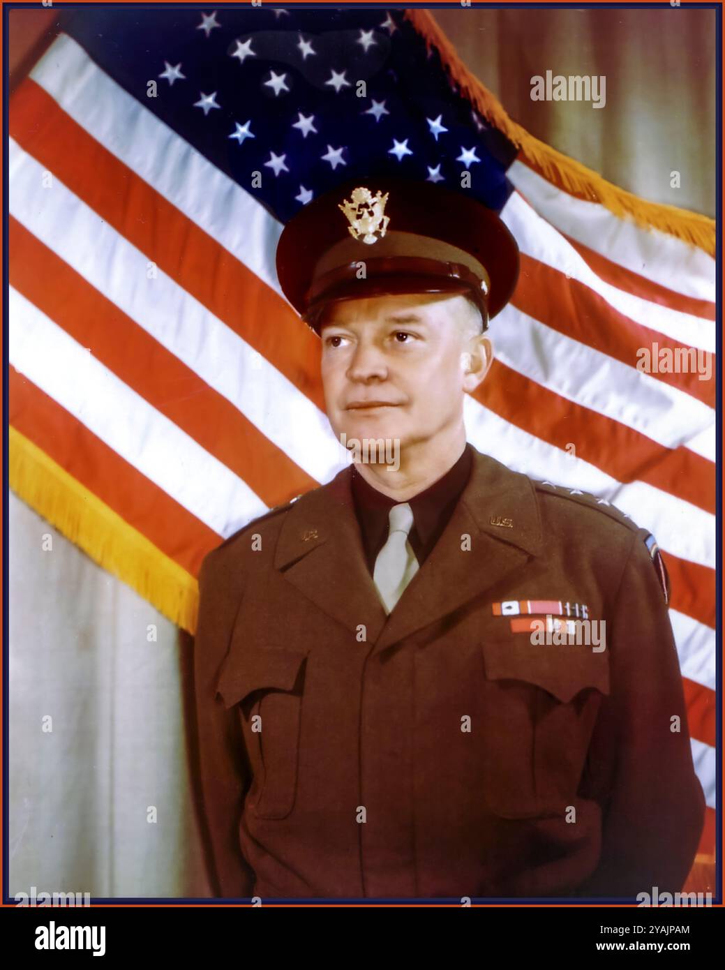 American leader ww2 uniform flag colour hi-res stock photography and ...