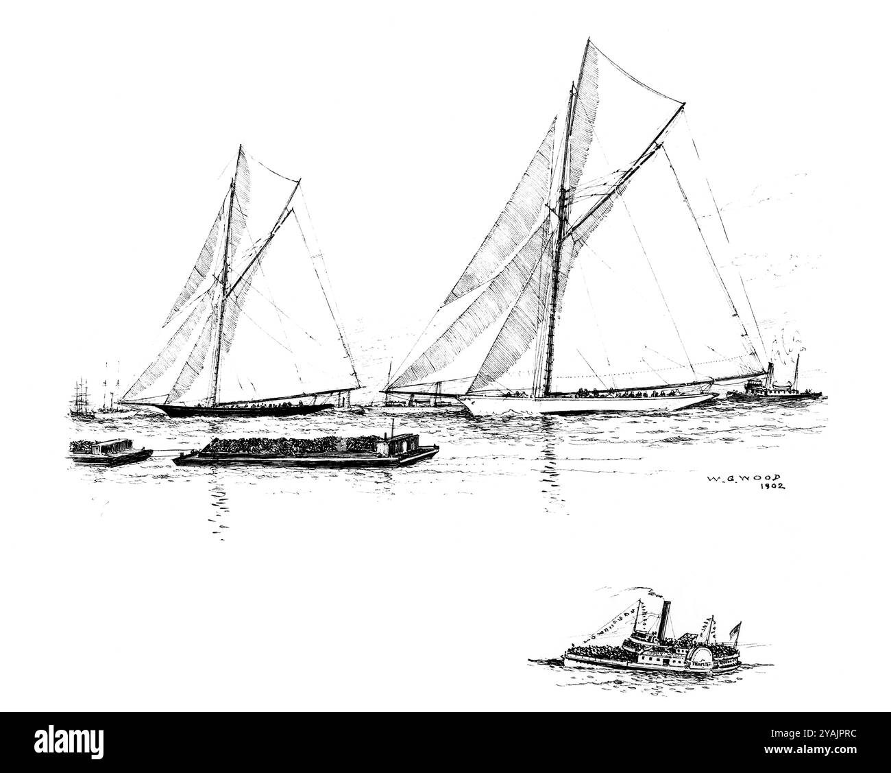 A yachts Cut Out Stock Images & Pictures - Alamy