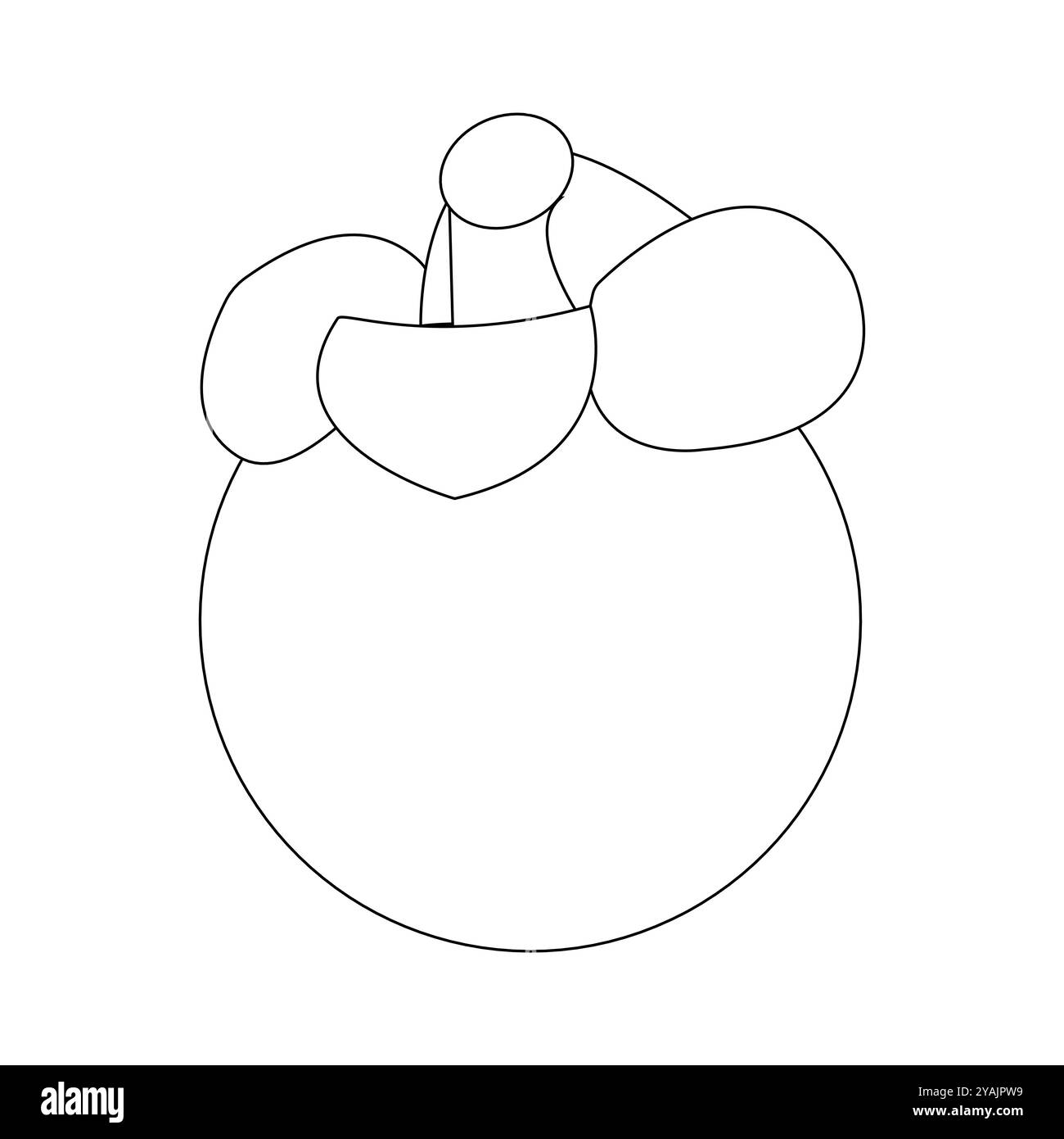 Simple vegetable coloring Black and White Stock Photos & Images - Alamy