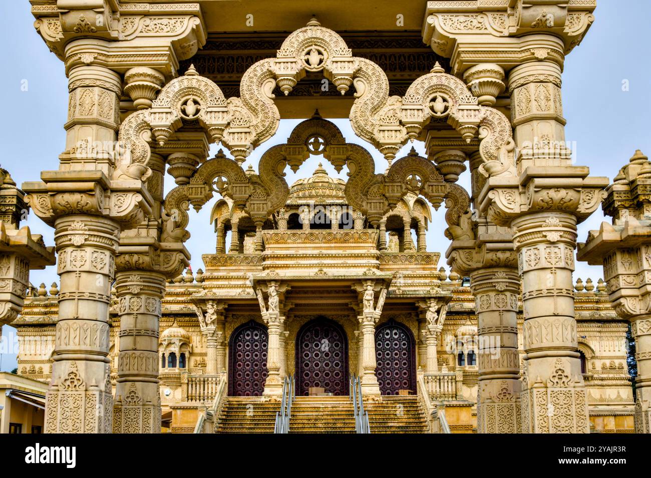 Shree Sanatan Hindu Mandir, Alperton, Borough Of Brent, London, England, U.K Stock Photo - Alamy