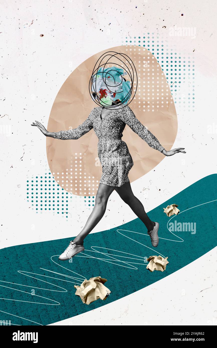 Trend artwork composite image photo collage of ecological system earth ...