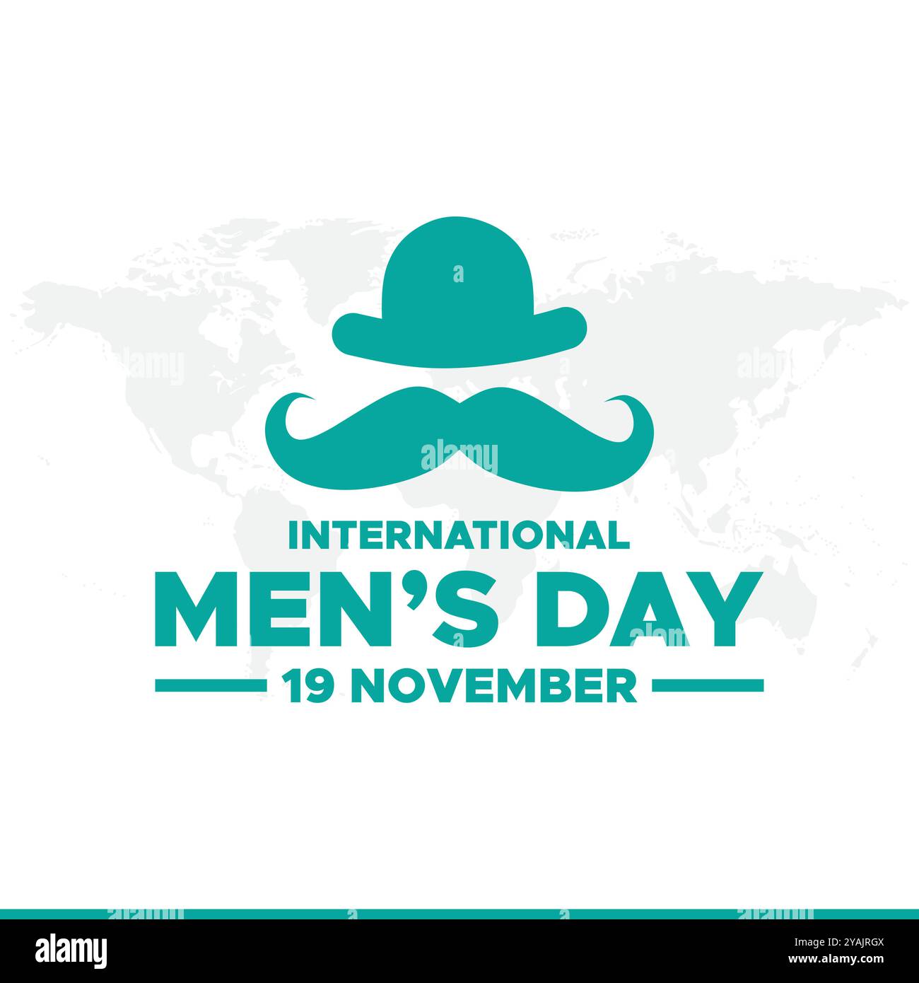 International Men's Day. Men's day 19 November. Vector illustration of ...
