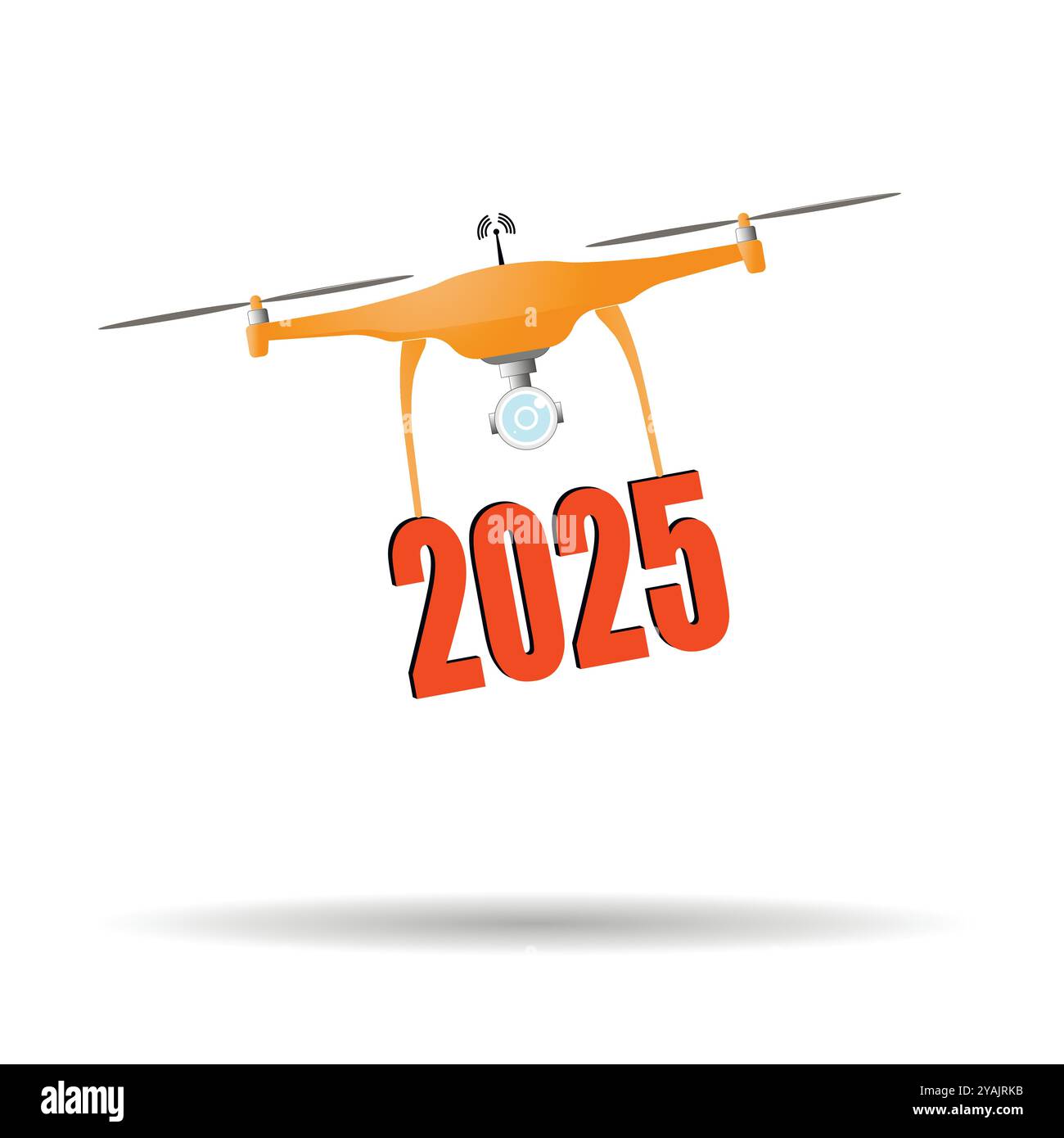 Happy new year 2025 radio Stock Vector Images - Alamy