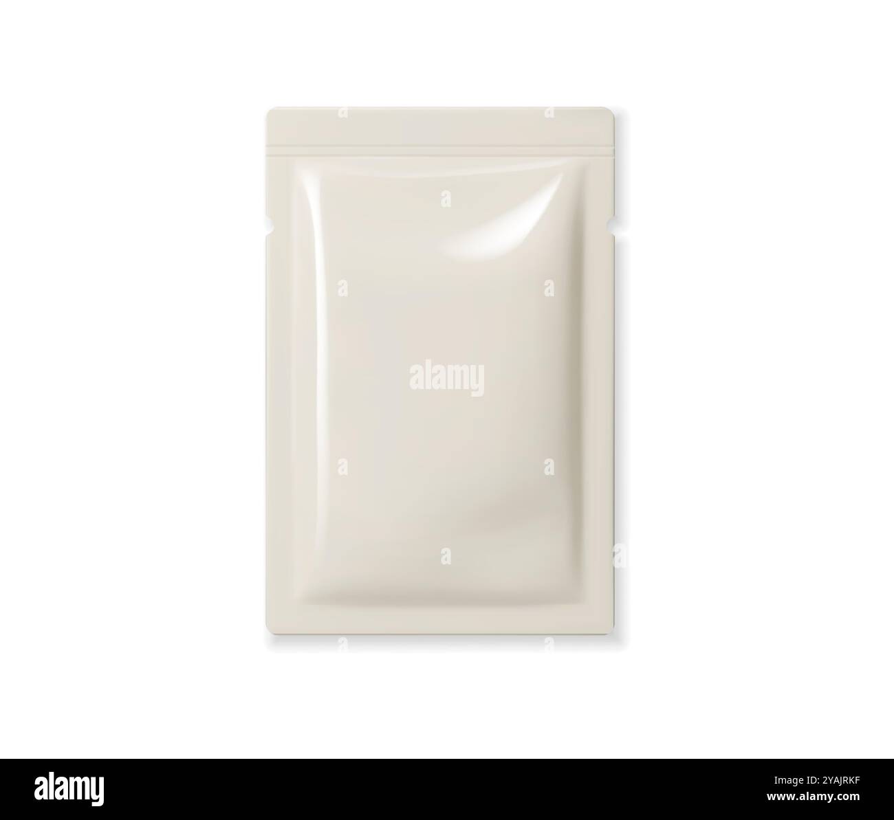 Mayonnaise sauce package, realistic 3d vector white sealed pouch ...