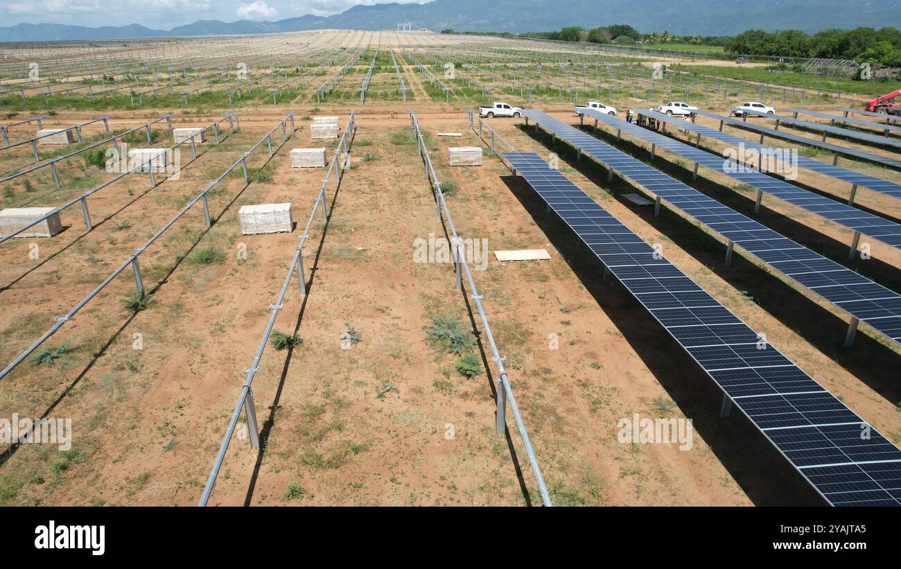 Sola farm utility scale seen from drone in 2024 Stock Photo - Alamy