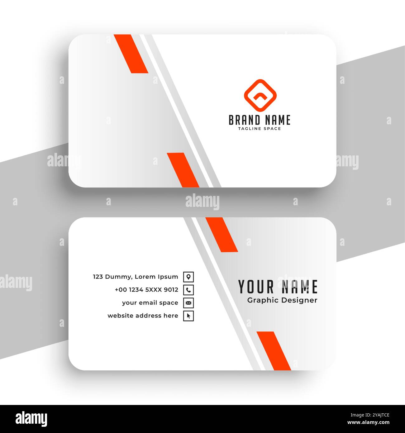 Professional identity card Stock Vector Images - Alamy