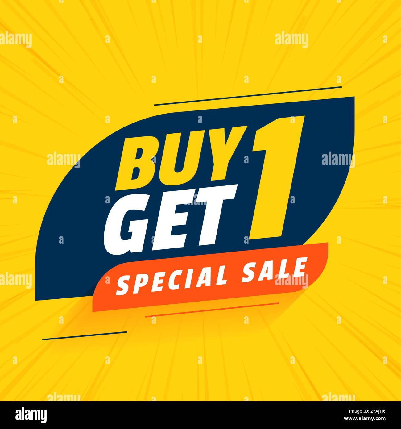 special sale buy one get one free background for retail shopping vector ...
