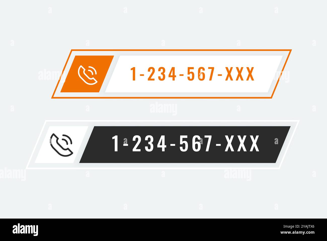 modern call us now template for business connection vector Stock Vector ...