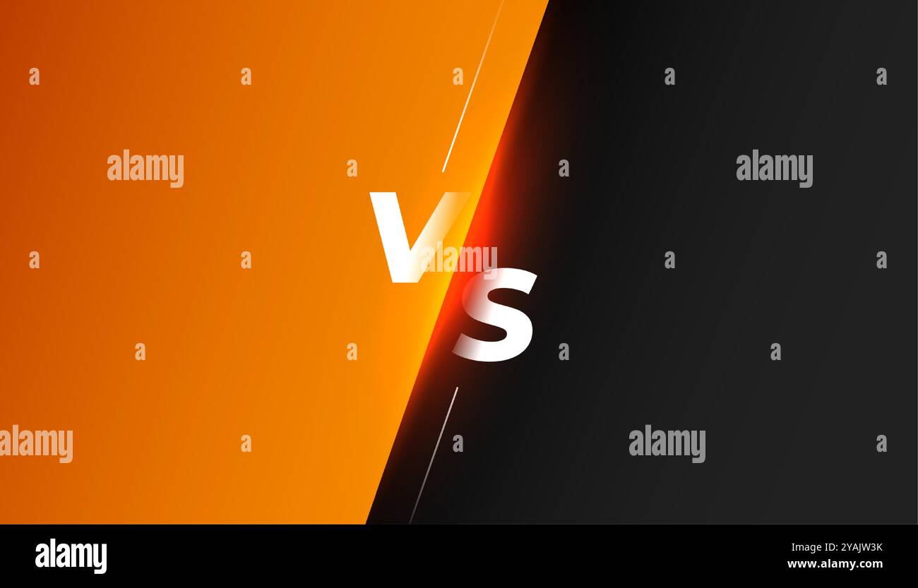 modern style vs banner for game streamer championship vector Stock ...