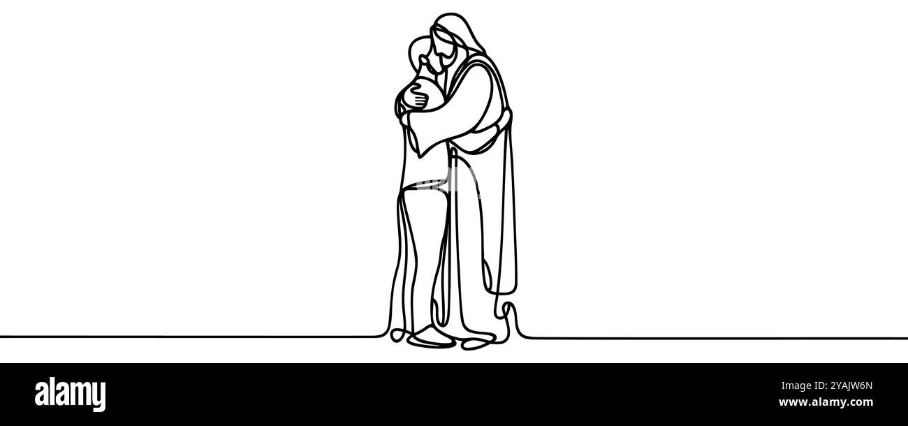 Jesus hugs Cut Out Stock Images & Pictures - Alamy