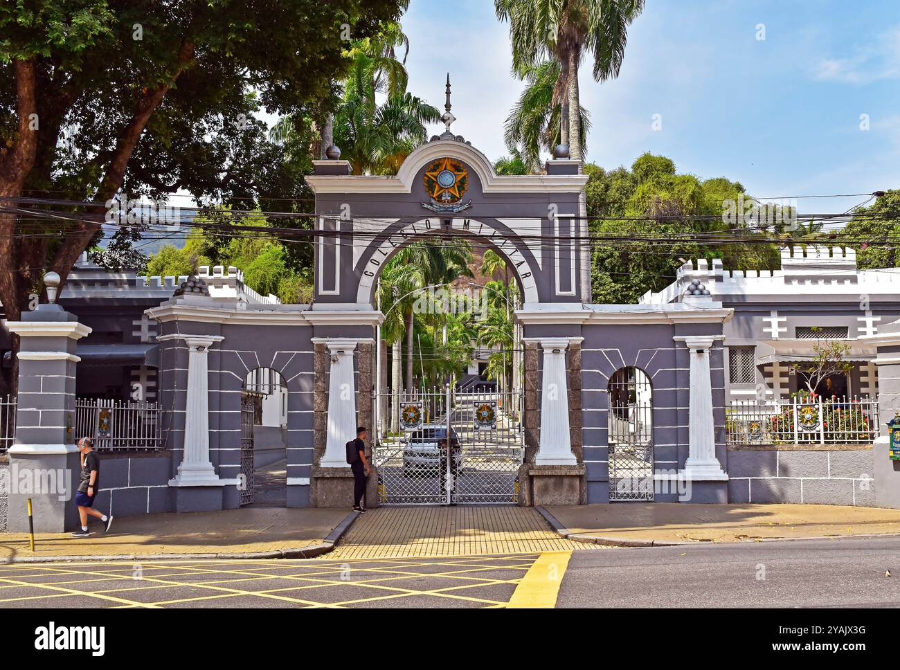 RIO DE JANEIRO, BRAZIL - October 12, 2024: Entrance gate of the ...