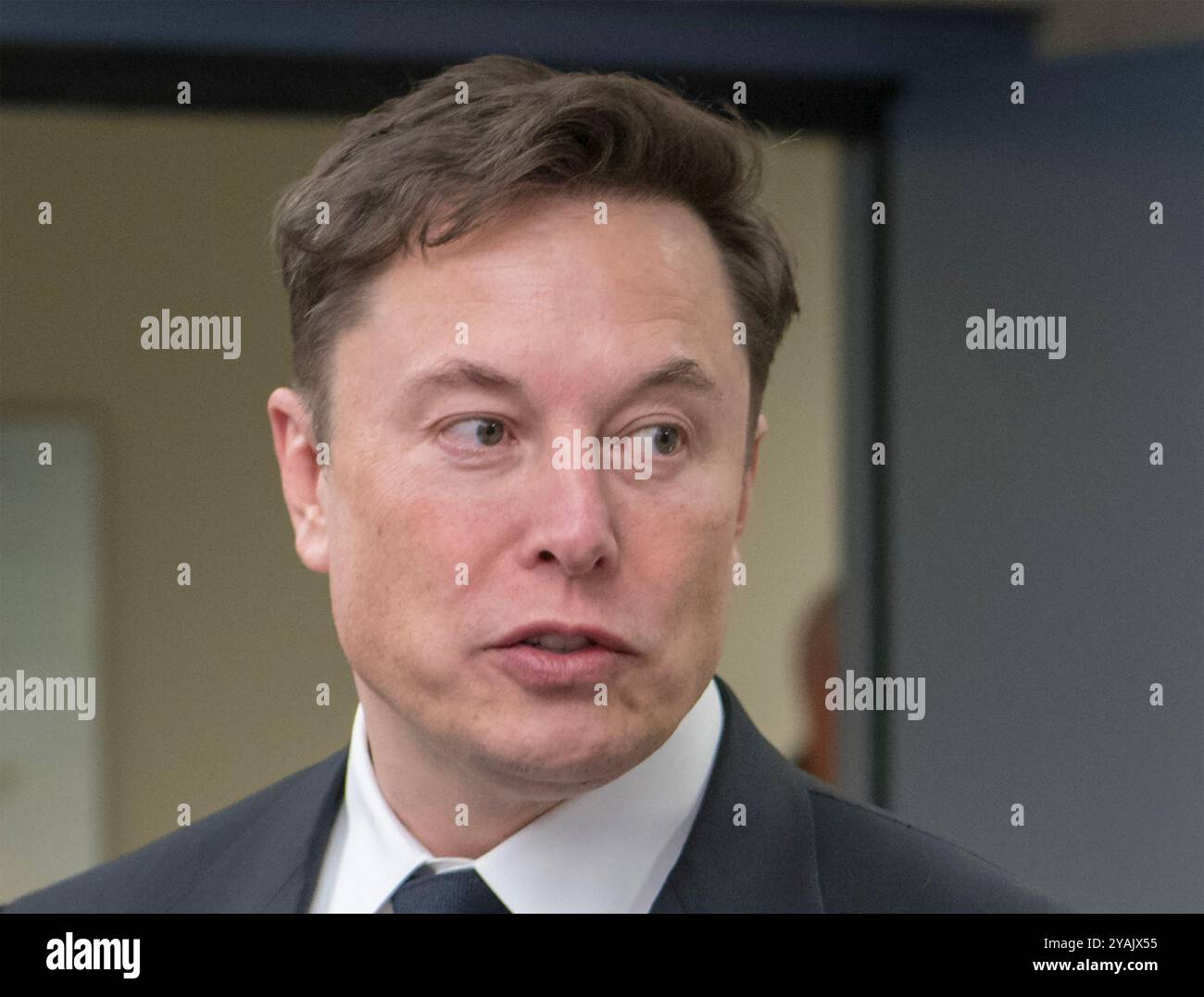 ELON MUSK American billionaire entrepreneur in April 2019 Stock Photo ...