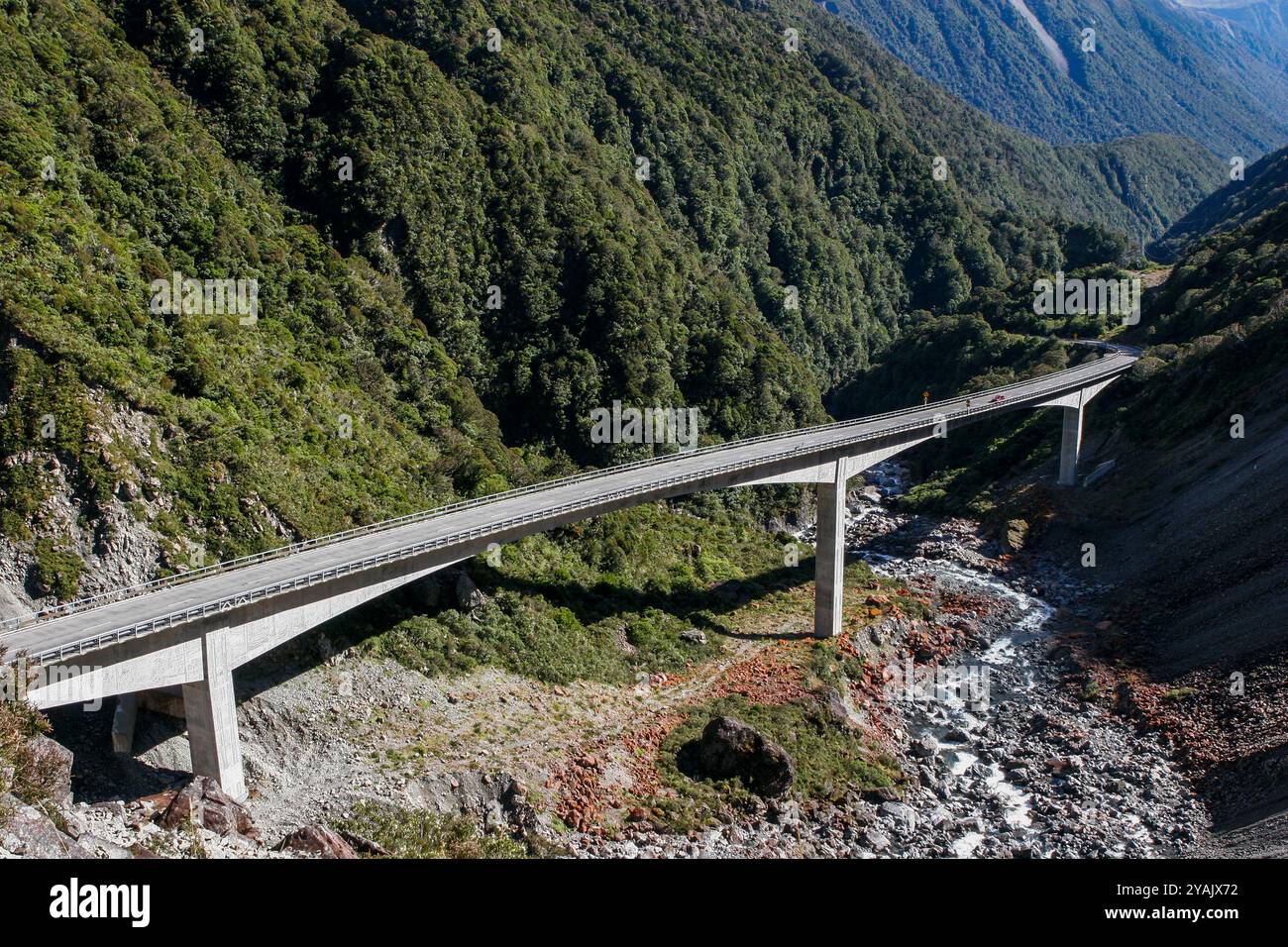 Bridge in Arthur's Pass, South Island, New Zealand Stock Photo - Alamy