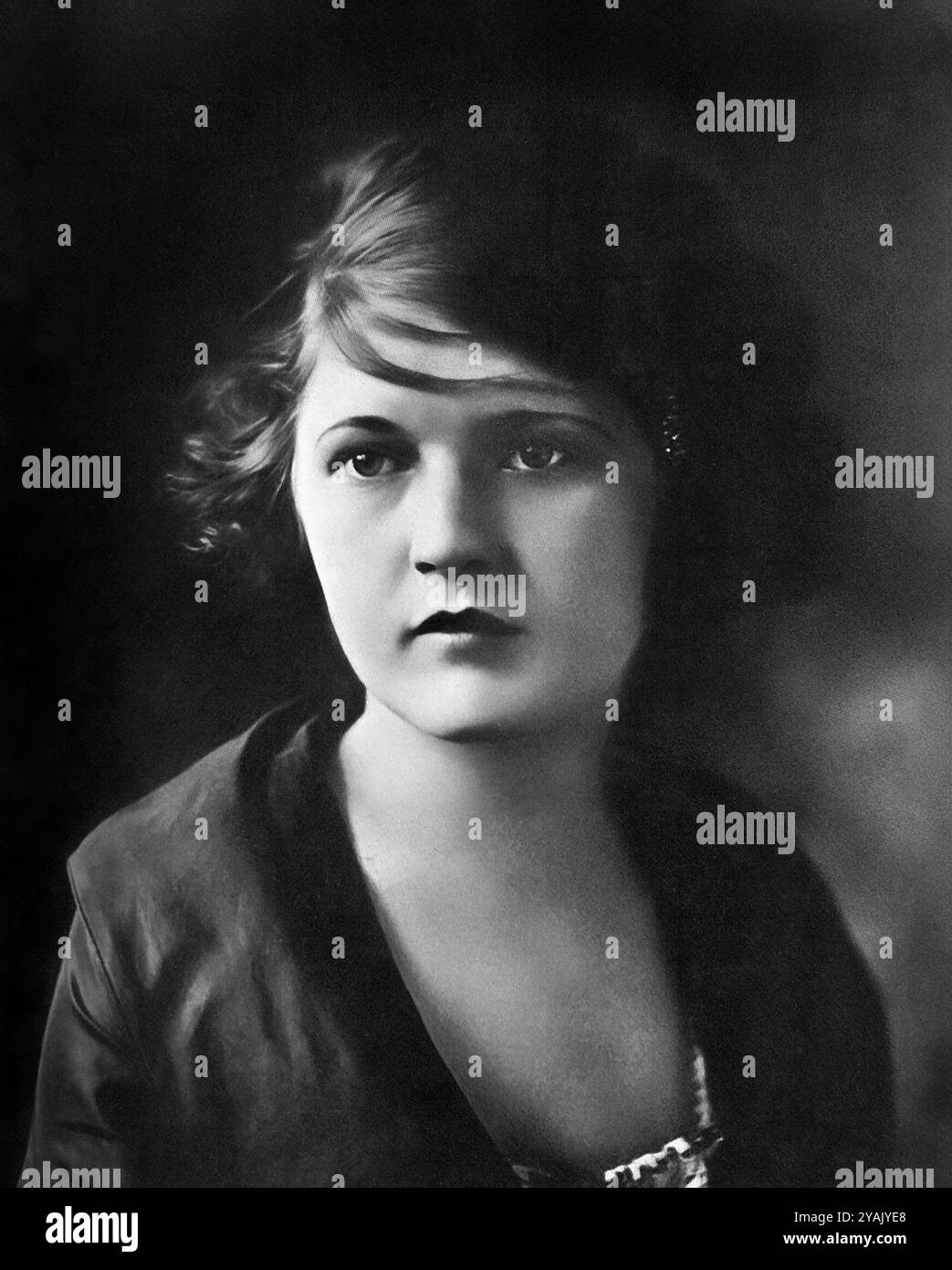 Zelda Fitzgerald. Portrait of the American novelist and socialite ...