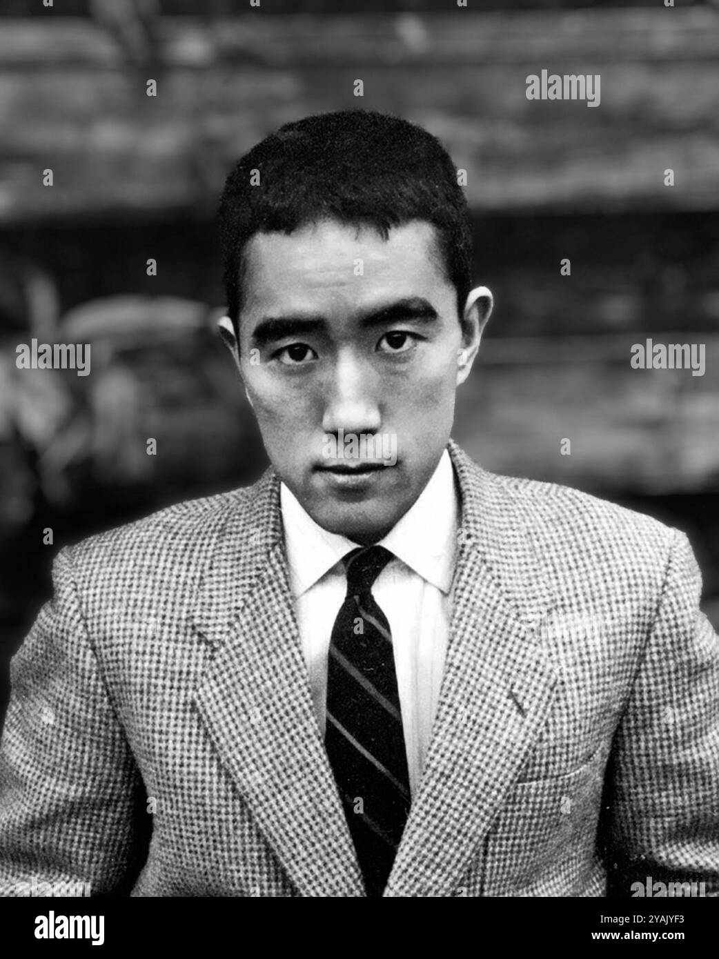 Yukio Mishima. Portrait of the Japanes writer and playwright, Yukio ...