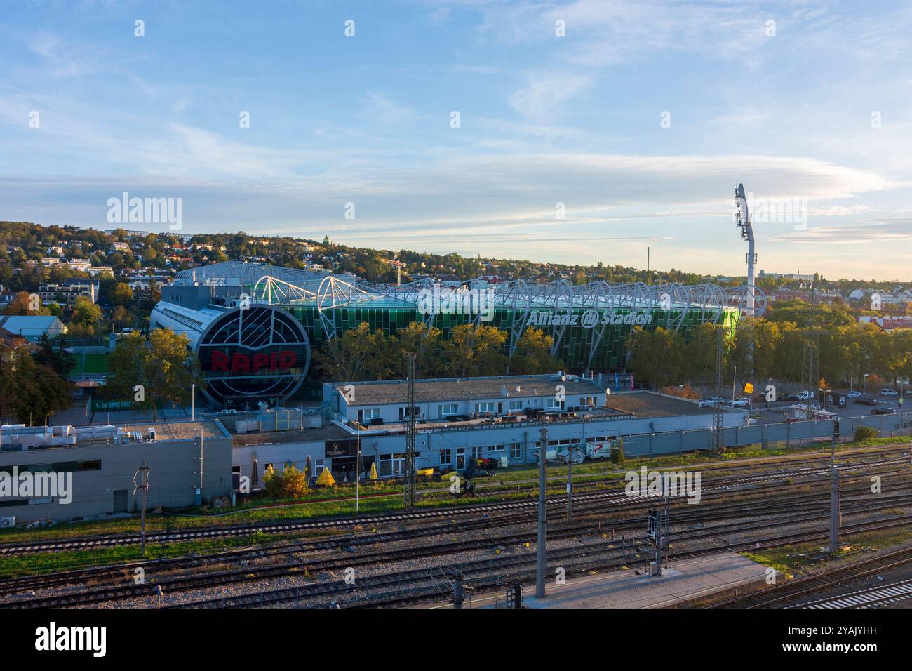 Allianz Stadion of SK Rapid Wien Vienna 14. Penzing Wien Austria Stock ...