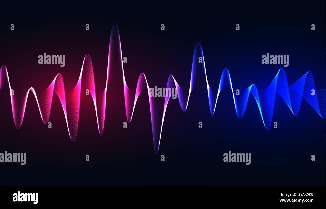 wavy style audio tune equalizer background for music concert vector ...
