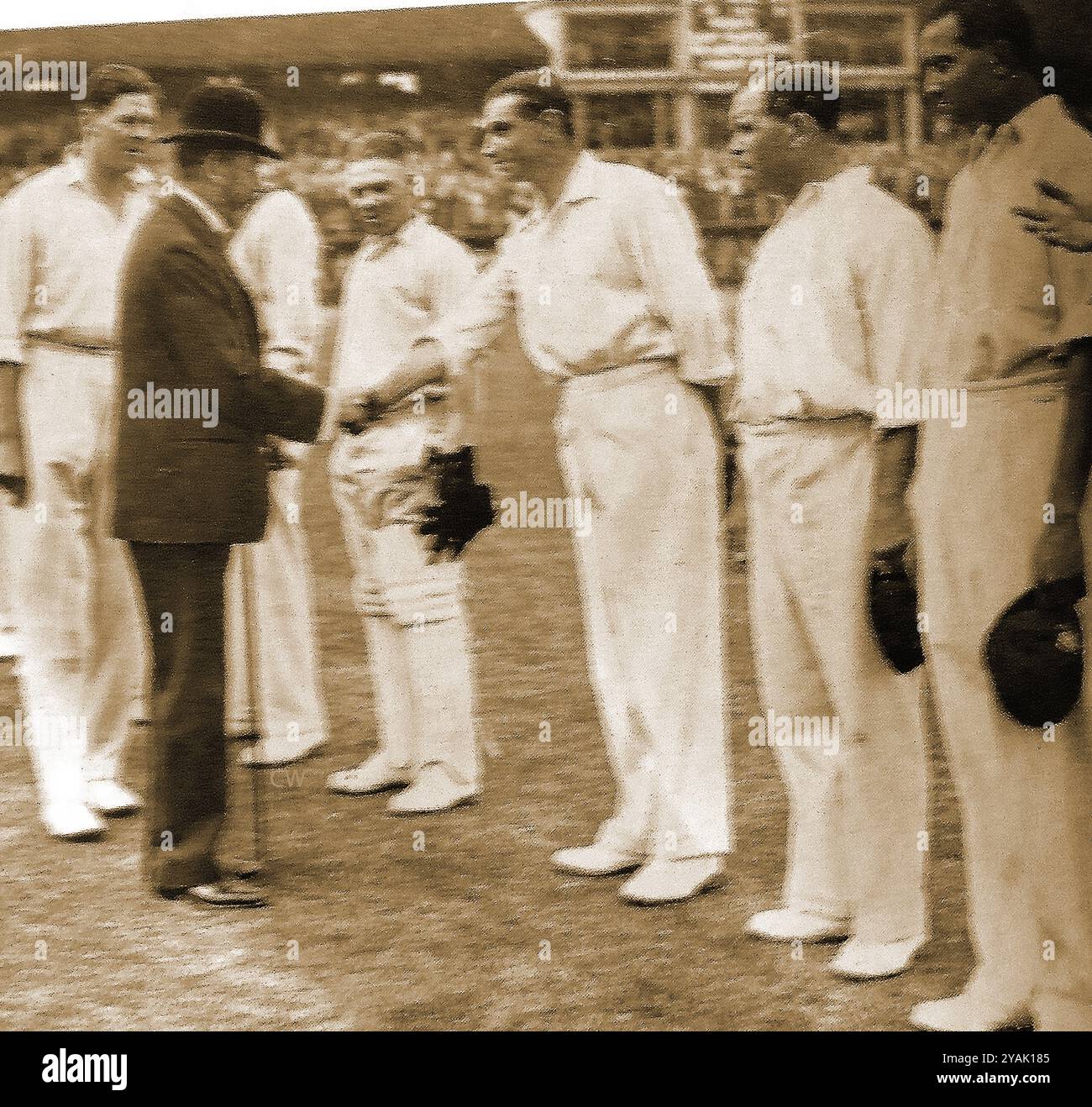 English cricket - King George Versus greeting Percy Chapman's Test XI ...