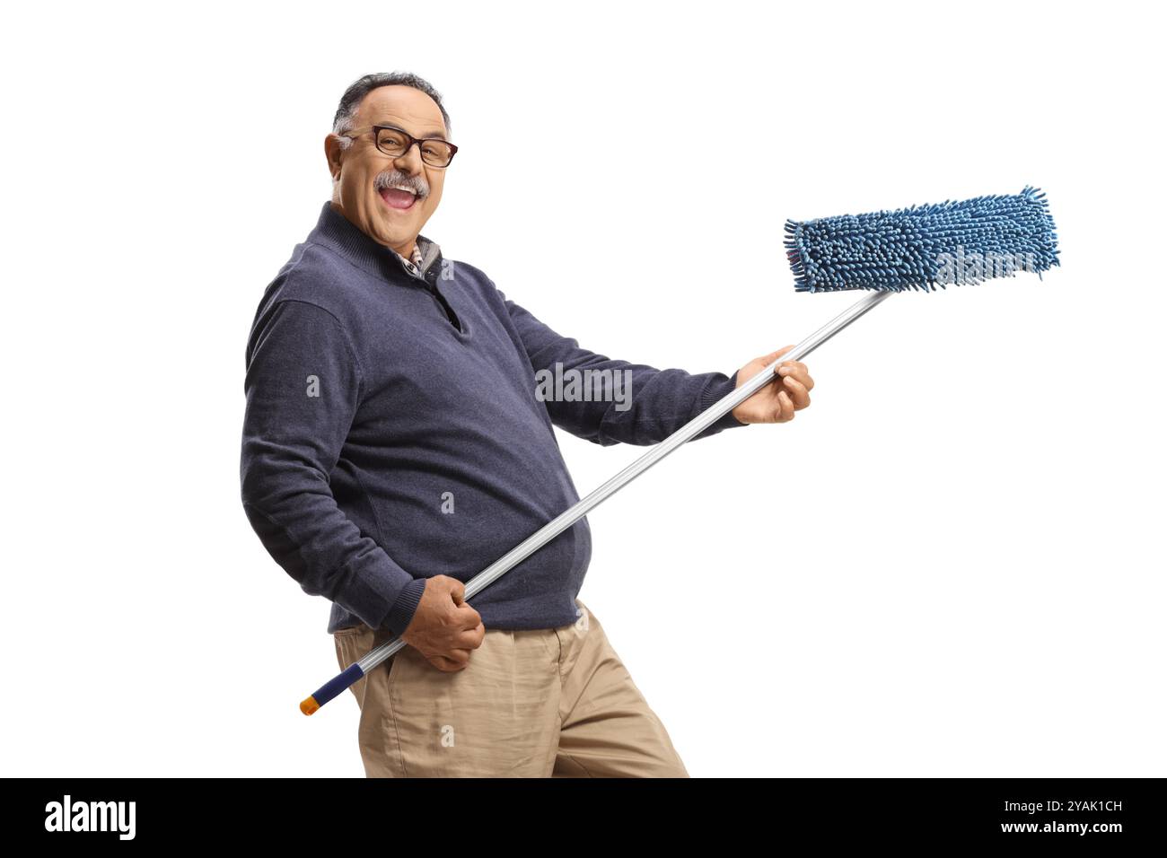 Dancing cleaning house hi-res stock photography and images - Alamy