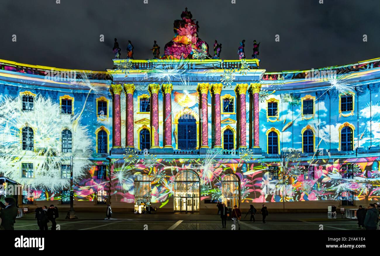 20th Berlin Festival of Lights 2024 at Bebelplatz, Humboldt University ...