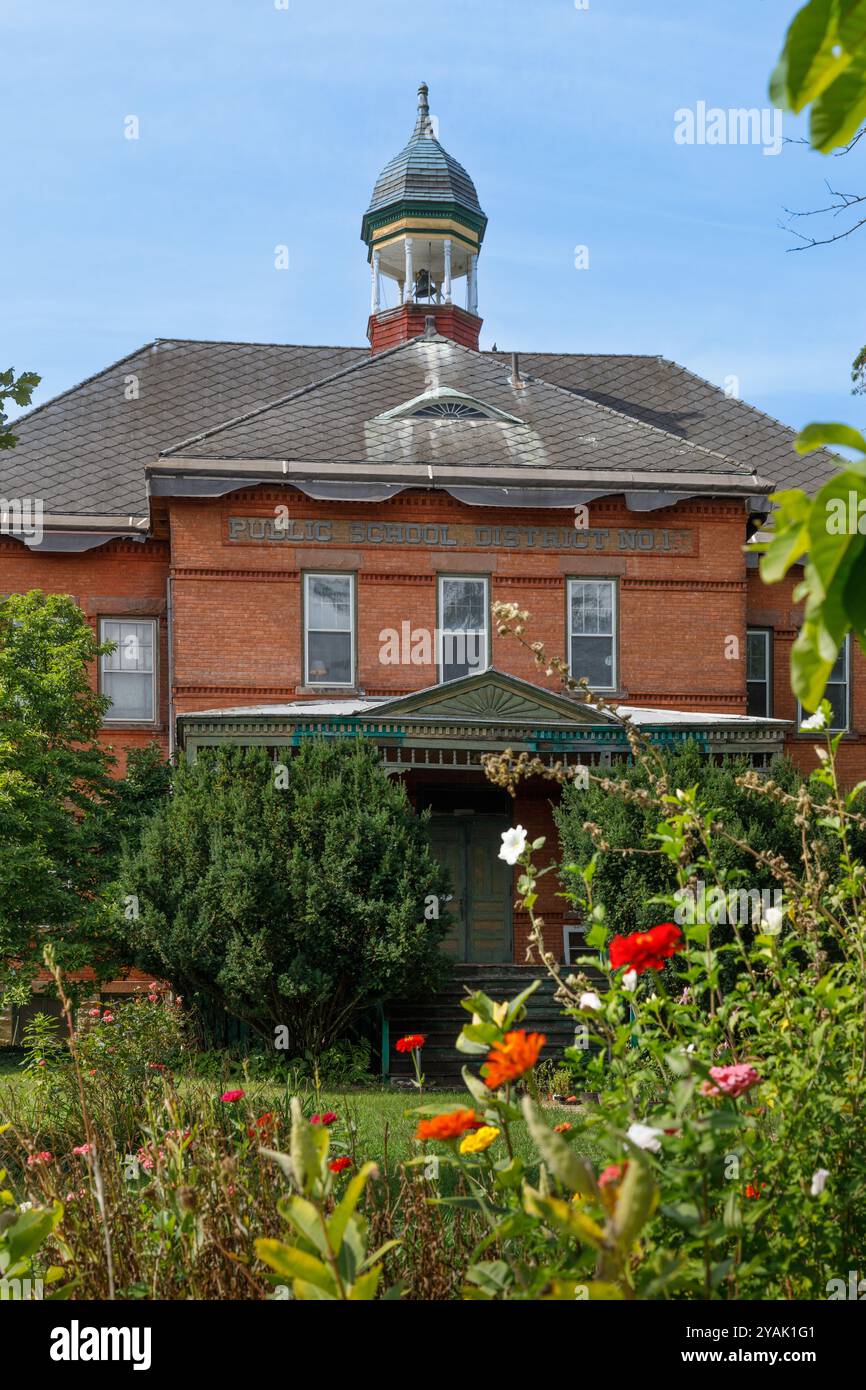 Old and historic building in New Baltimore, a village on the Hudson ...