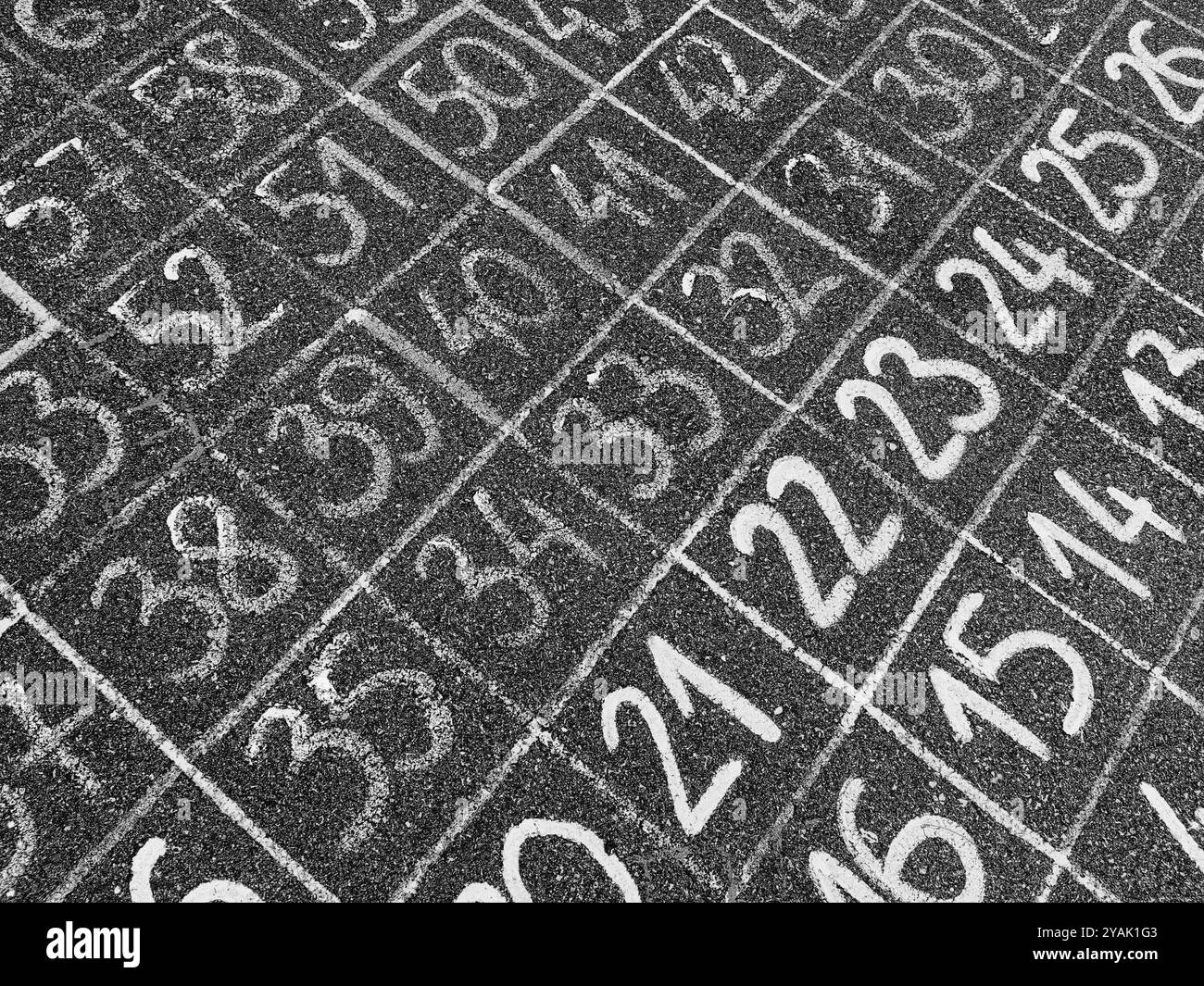 Counting Fun on the Playground. Chalk Numbers Galore. Train your brain ...
