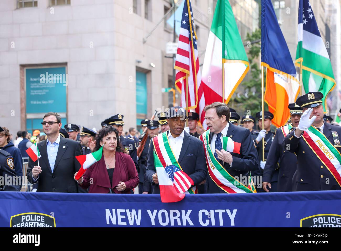New York, United States. 14th Oct, 2024. New York Mayor Eric Adams ...